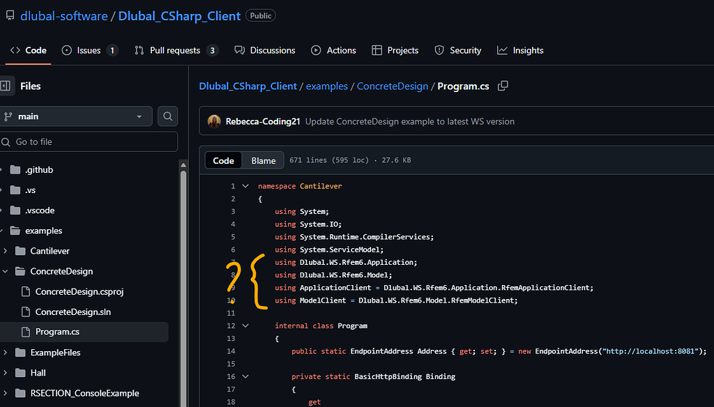 Need for project examples of the use of API-2 with C# - API ...